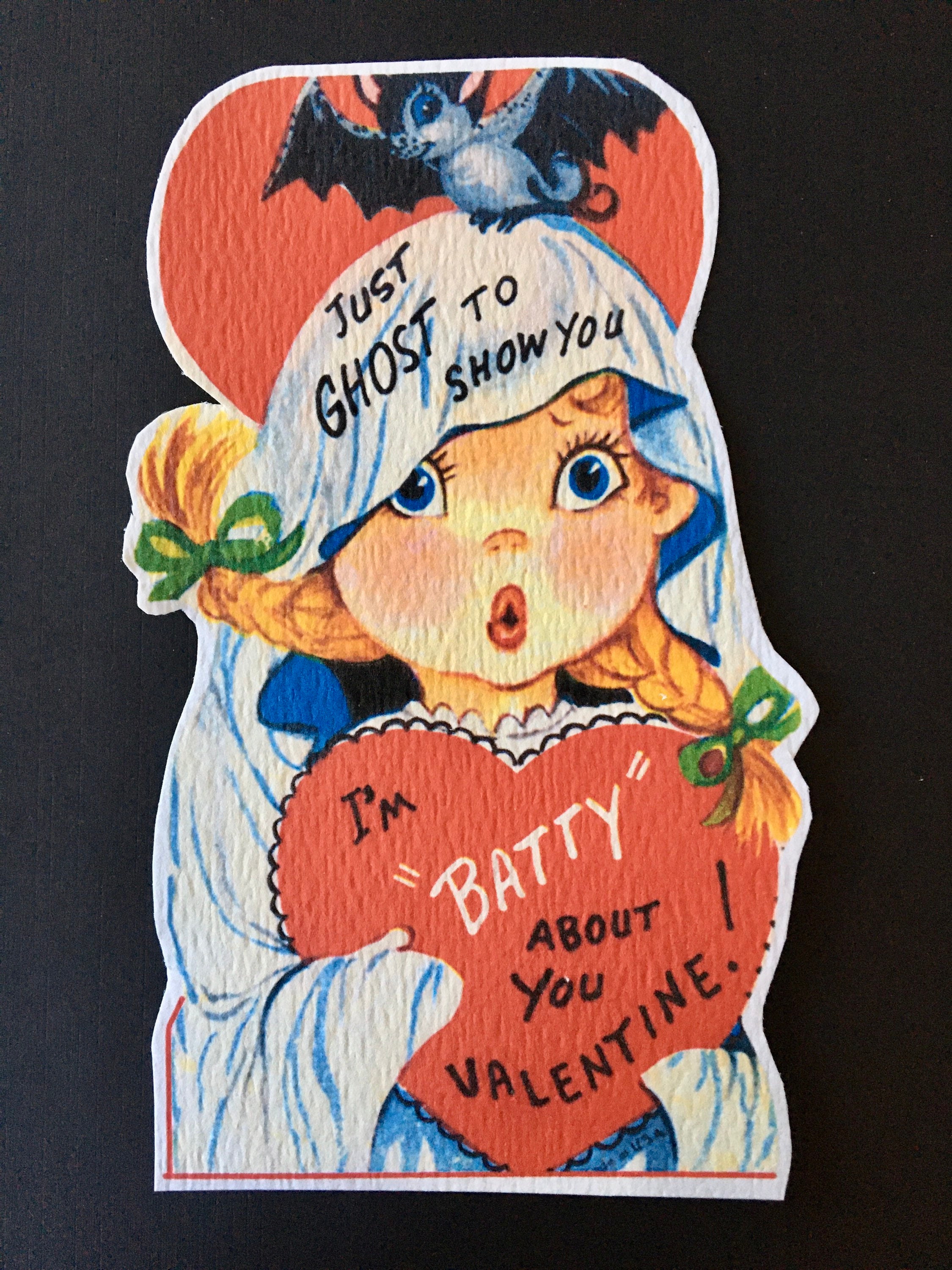 Bat Vintage Valentine - Etsy