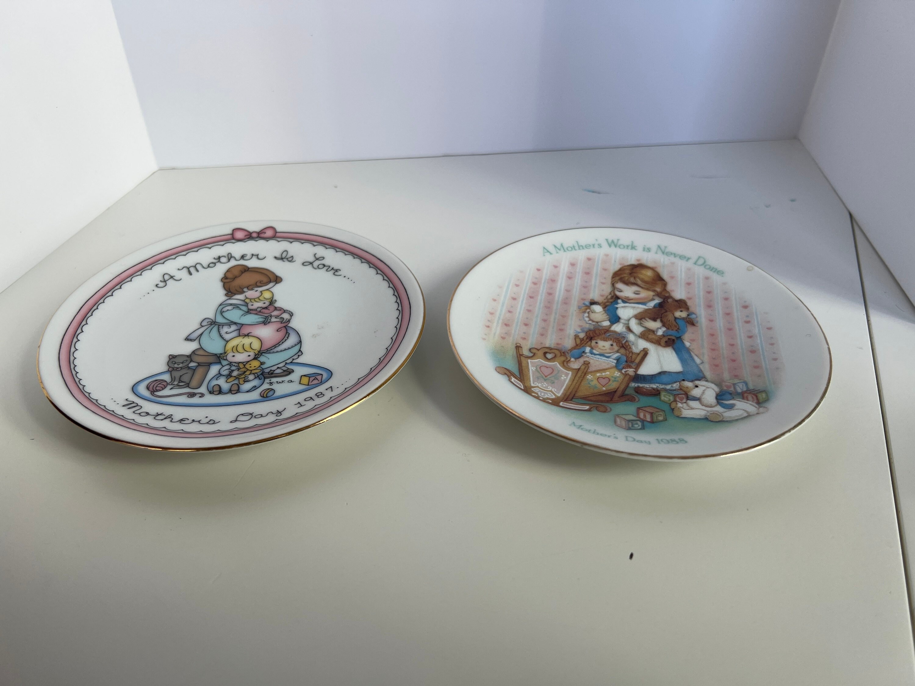 Vintage Mothers Day Avon Plates 1987 & 1988. 5.5 Inches - Etsy