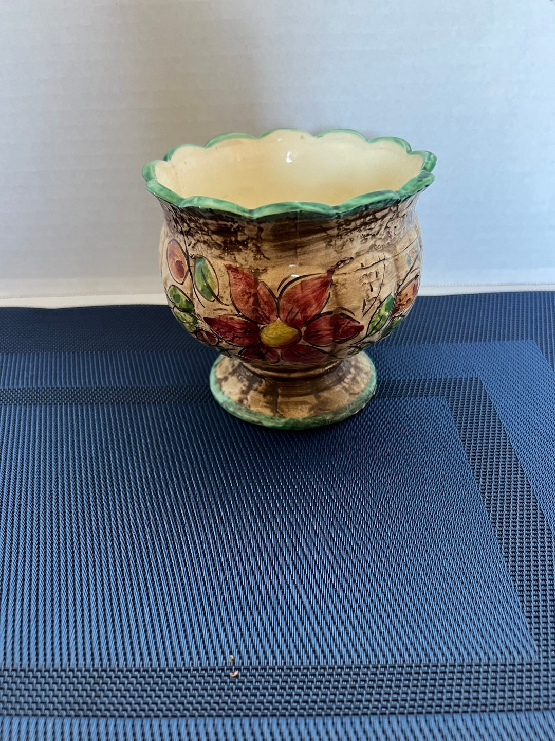 Vintage Relpo Hand Painted Vase Flower Planter Ceramic # 6476 4.25” - Etsy