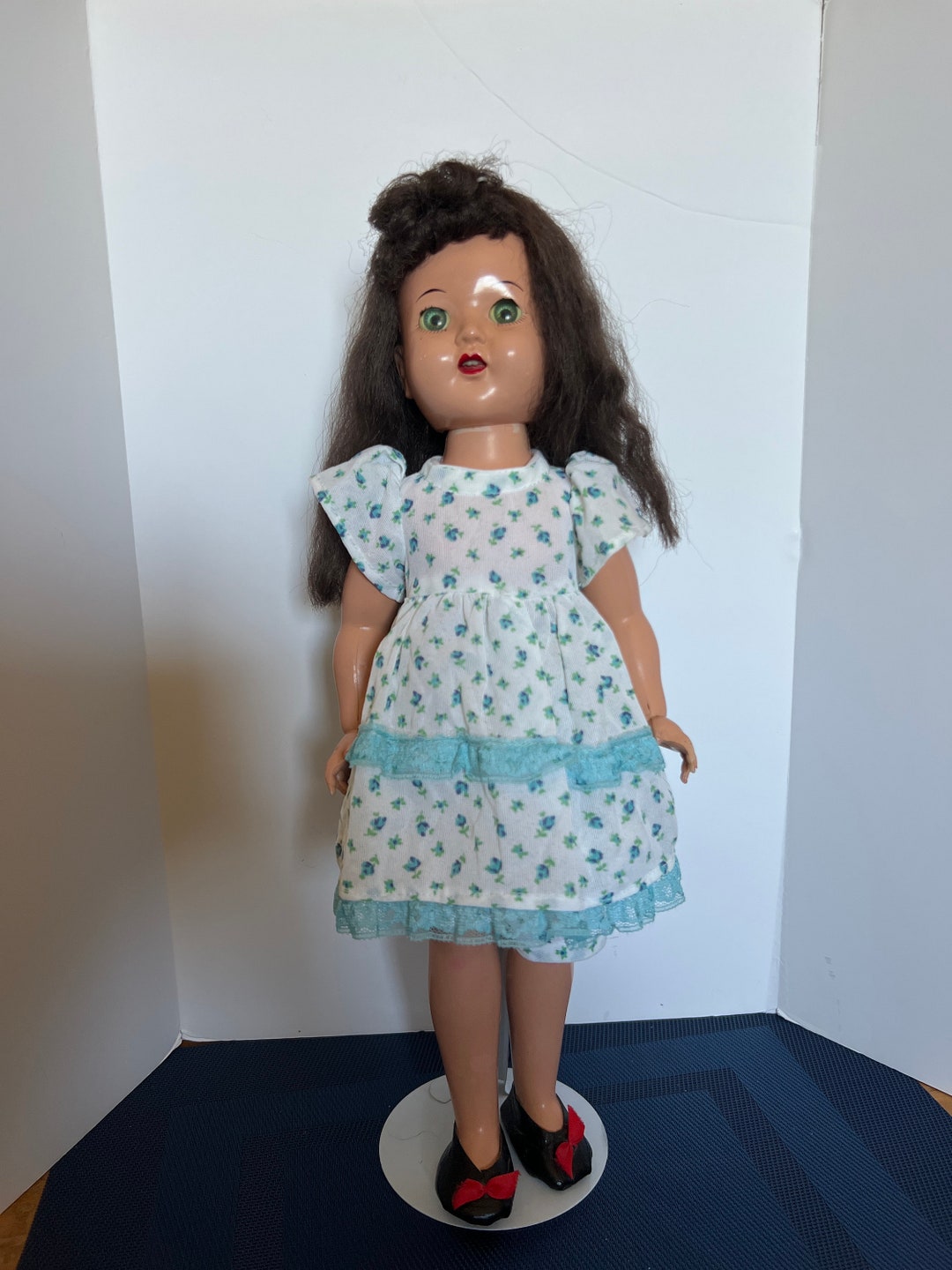 Vintage 1950’s Hard Plastic Walker Doll 17” Unmarked - Etsy