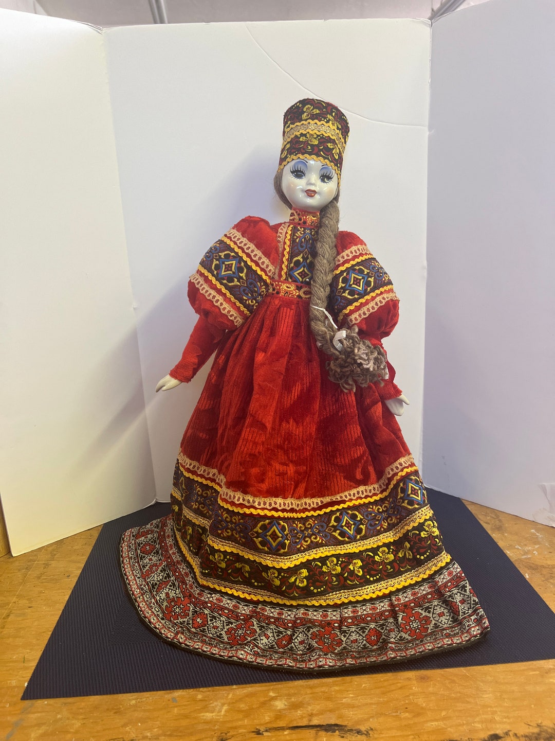 Russian Porcelain Doll 21” - Etsy