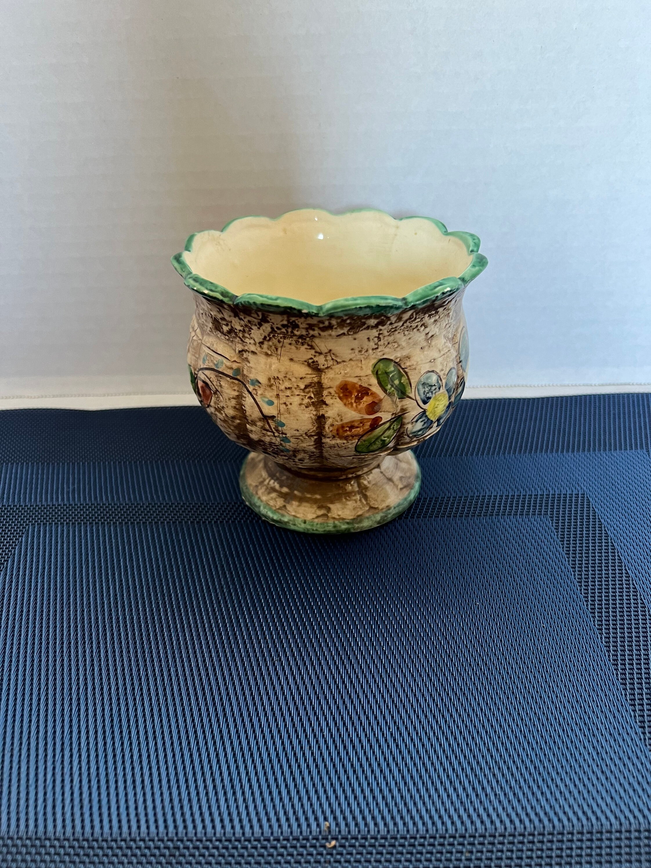 Vintage Relpo Hand Painted Vase Flower Planter Ceramic 6476 - Etsy