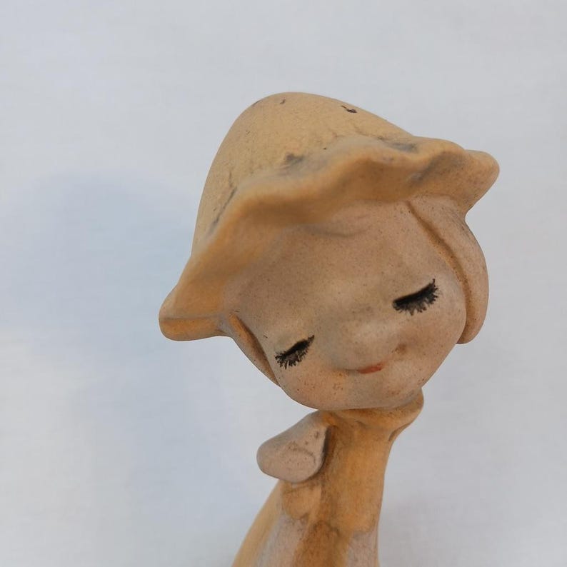 VTG Trixie Poppet UCTCI MCM Candelabro/Florero Niña Color Canela 5 ...