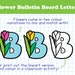 Spring Flowers Bulletin Board Letters Classroom Decor - Etsy