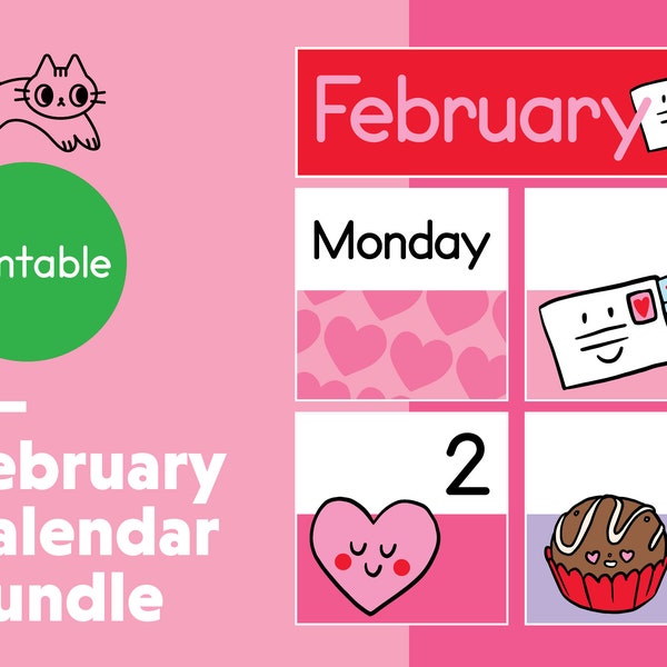 Calendar Numbers - Etsy