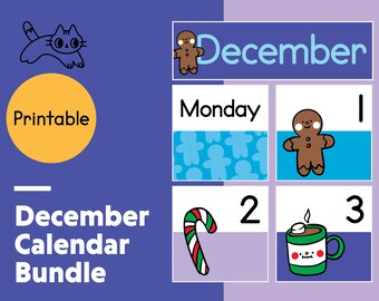 Pocket Calendar Numbers - Etsy