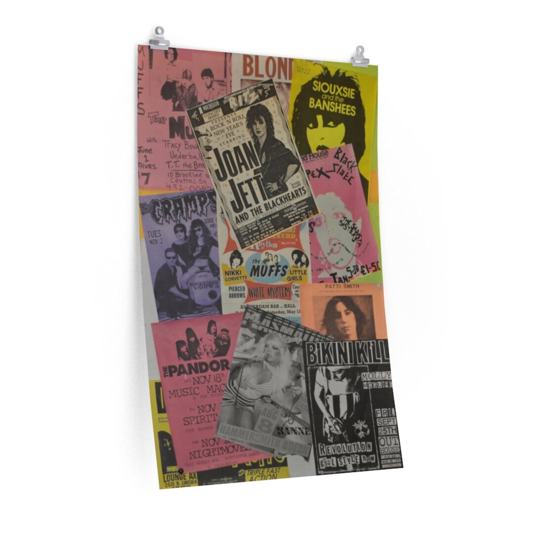 Band Flyers Wall (poster) - Etsy