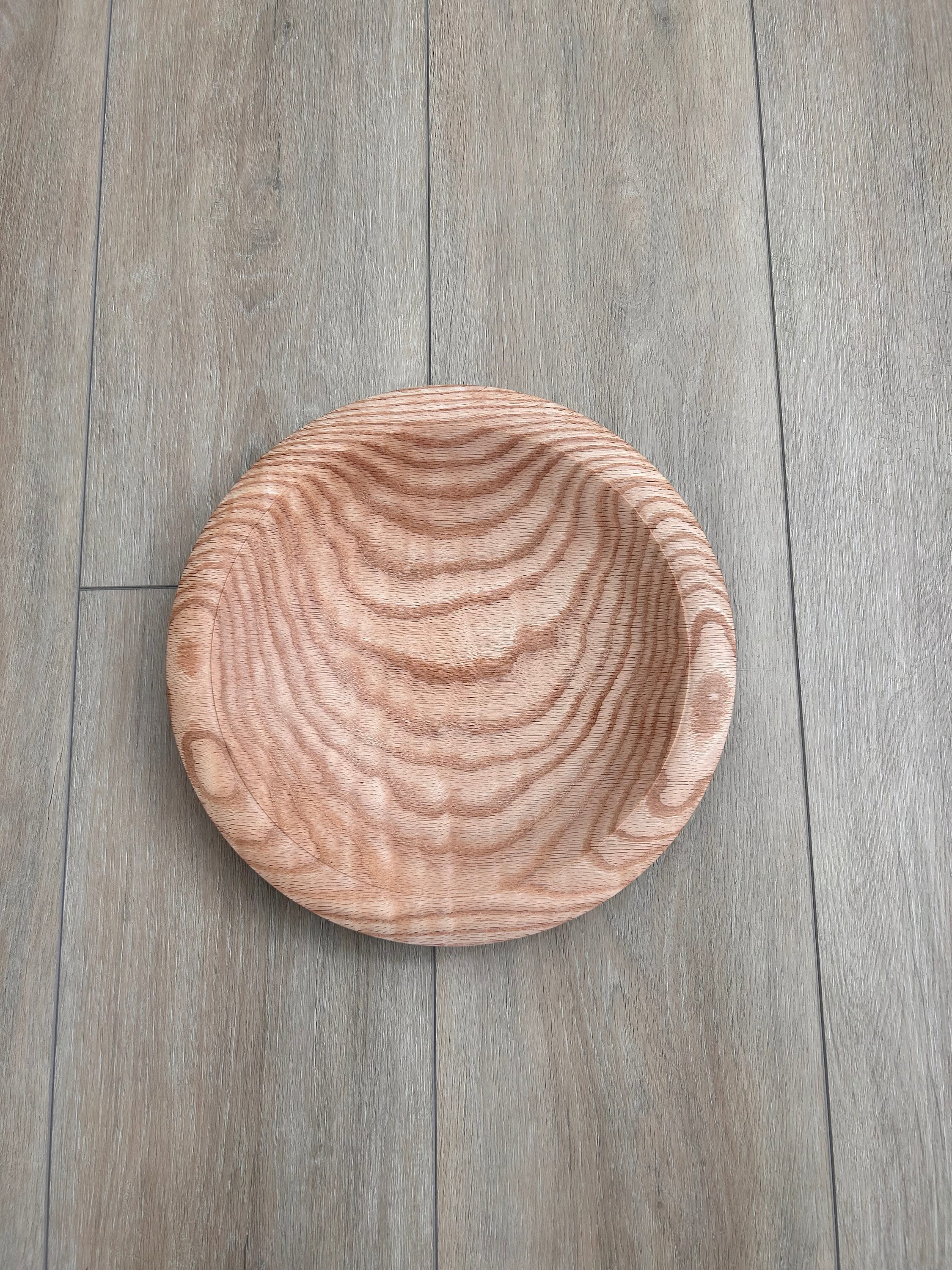 Large Oak Ripple Platter - Etsy