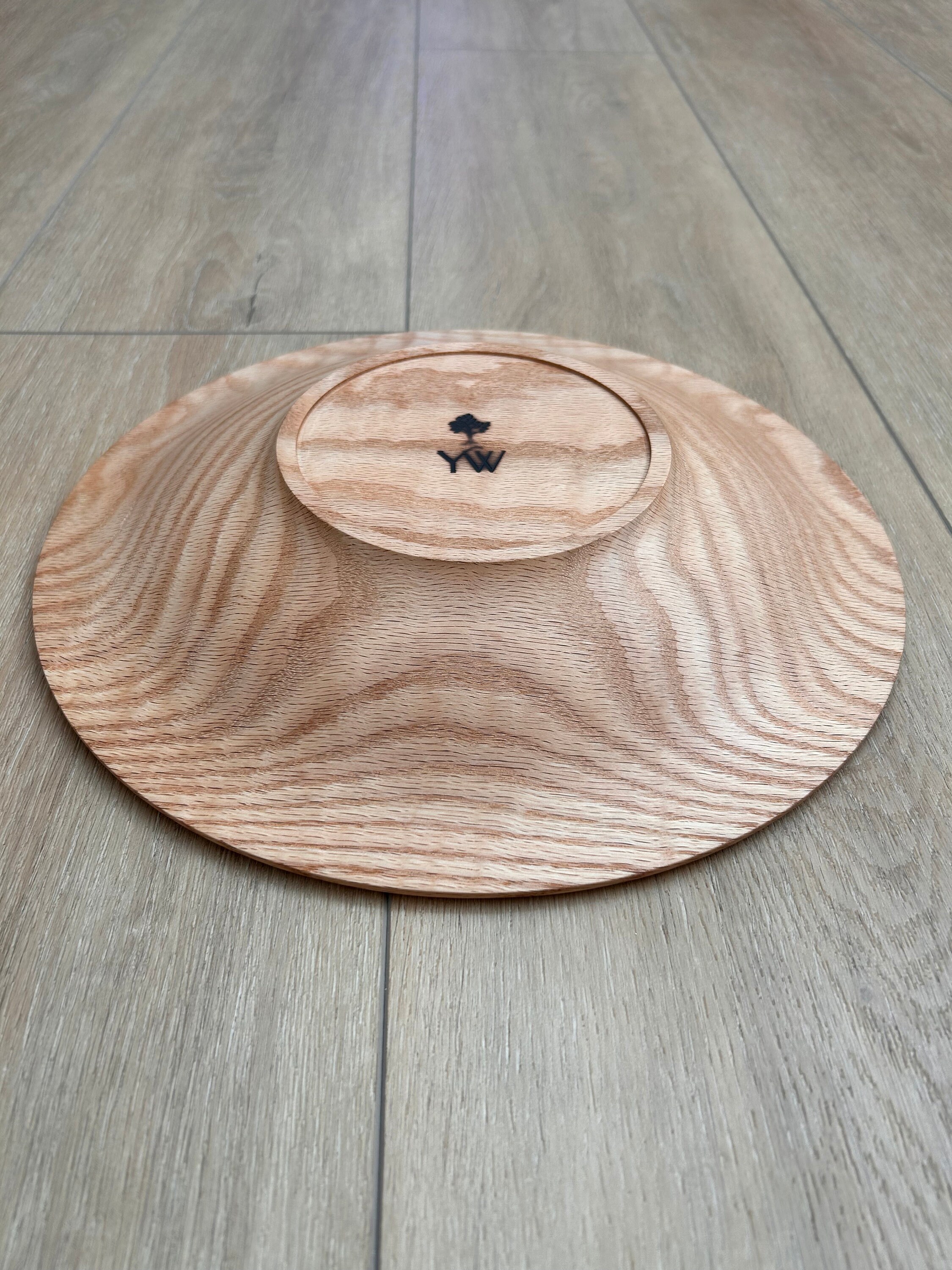 Large Oak Ripple Platter - Etsy