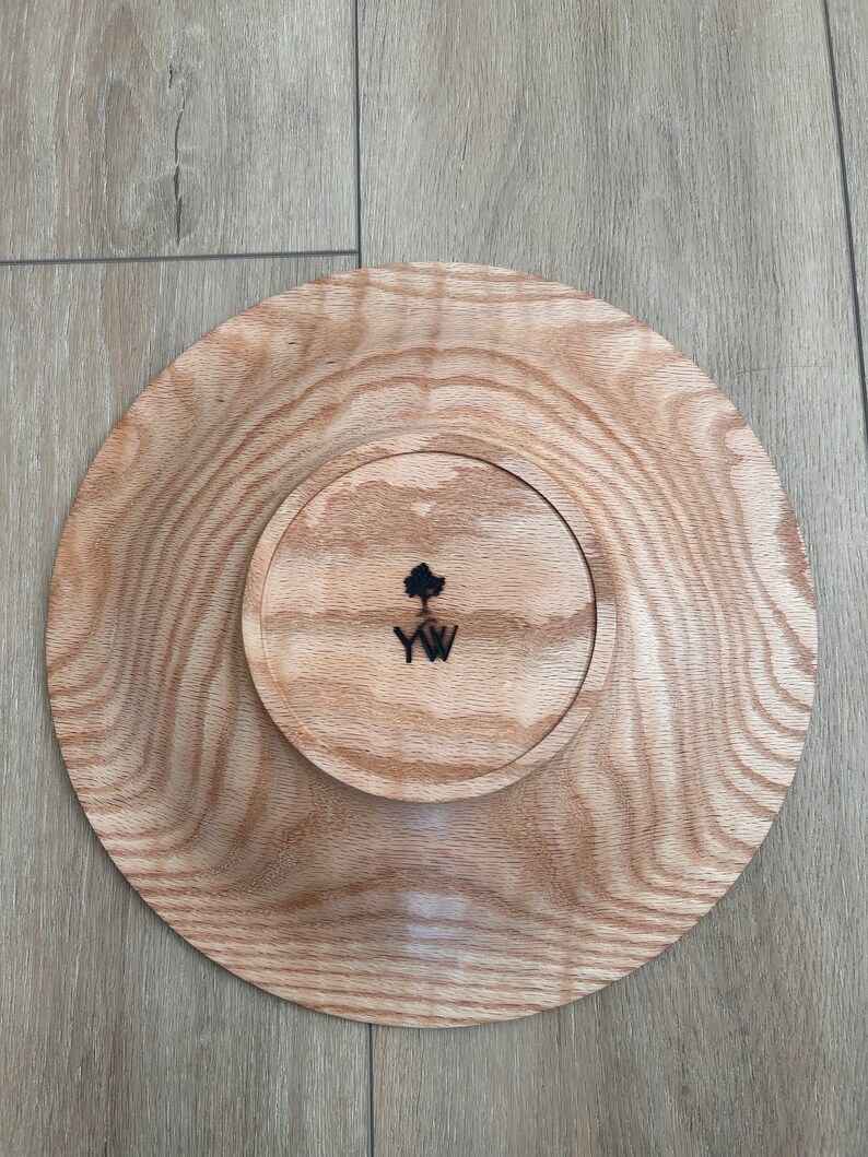 Large Oak Ripple Platter - Etsy