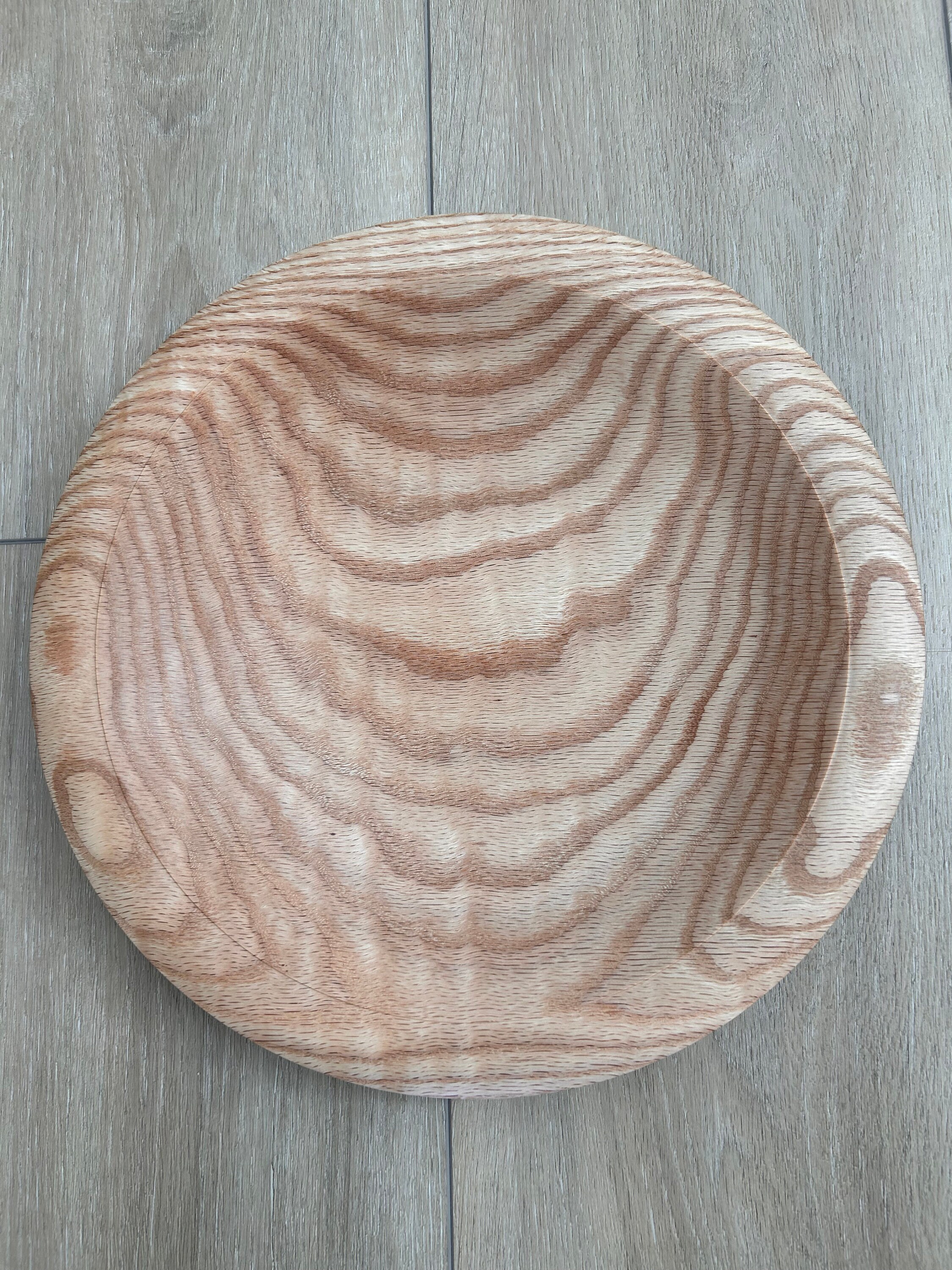 Large Oak Ripple Platter - Etsy