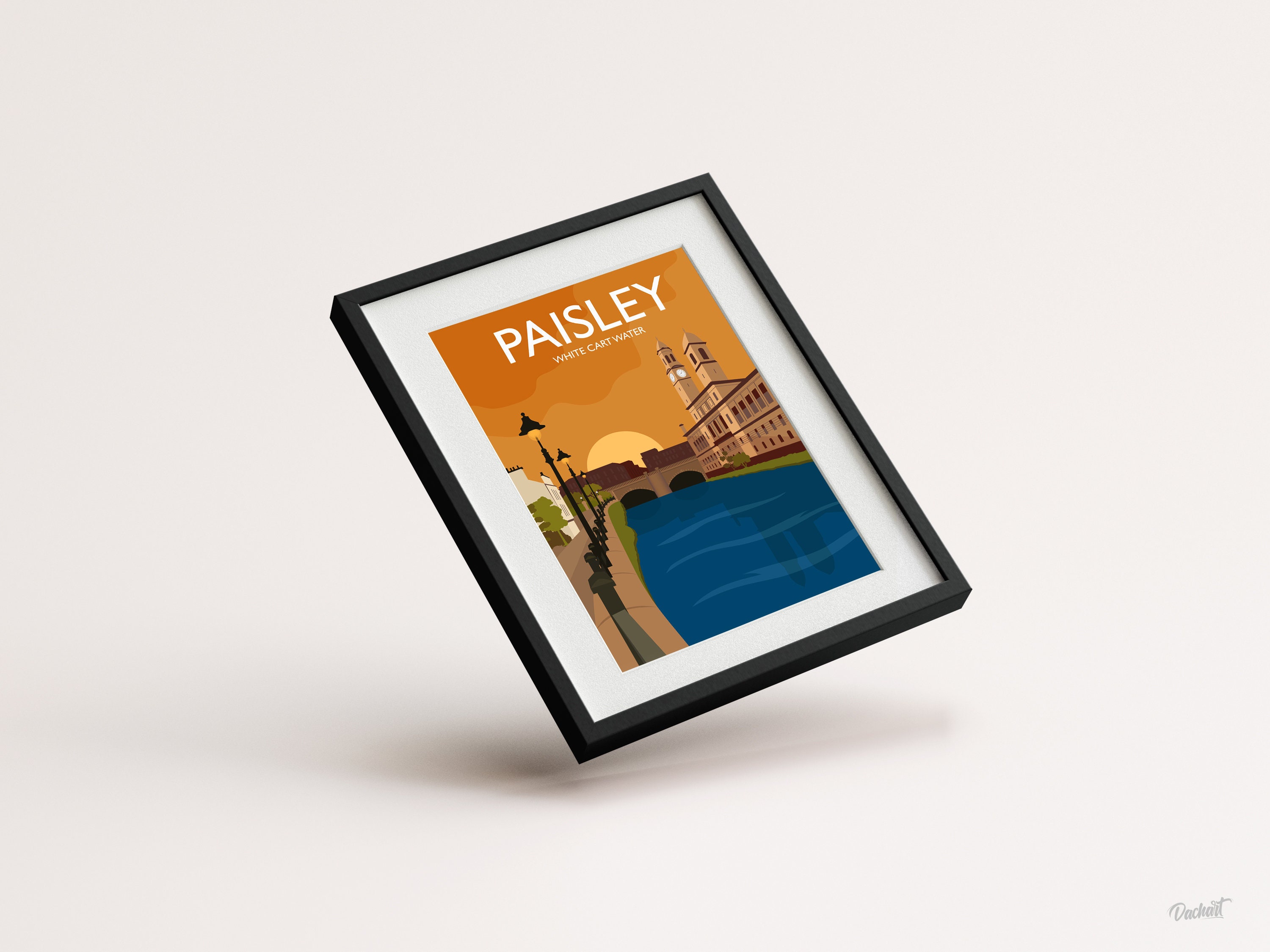 Paisley Wall Art | Detailed Illustration | White Cart Water | Paisley ...