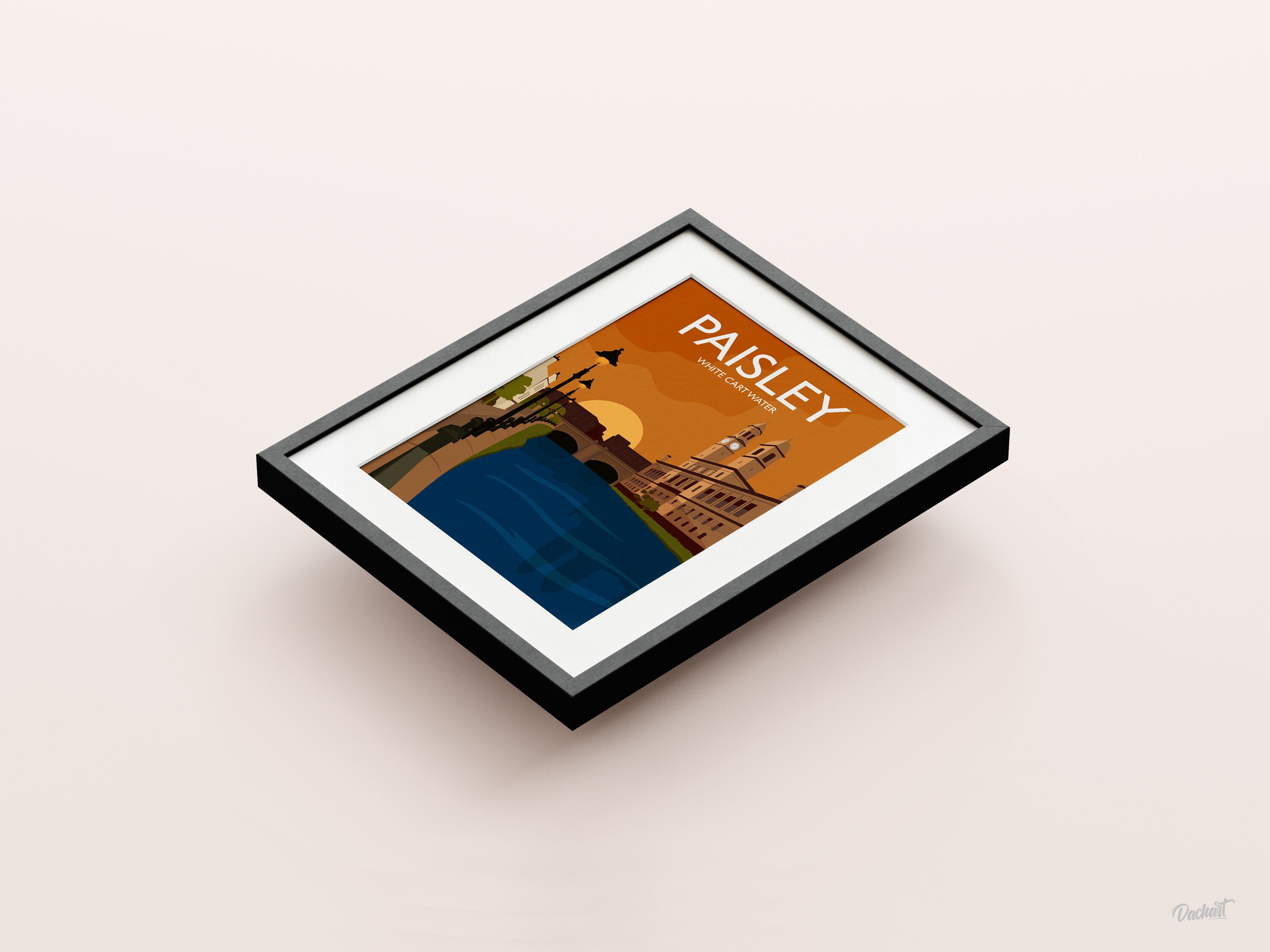 Paisley Wall Art | Detailed Illustration | White Cart Water | Paisley ...