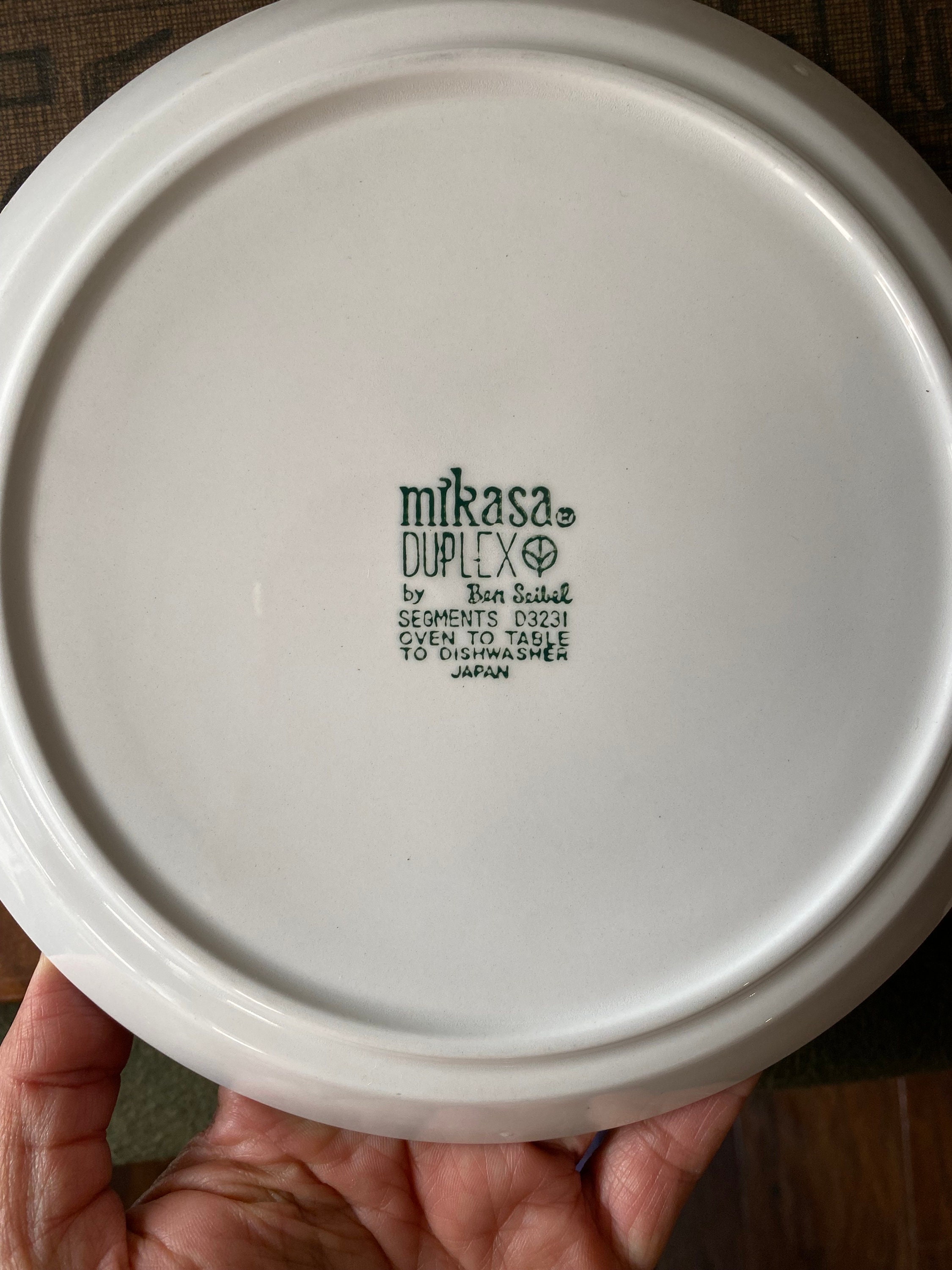 MCM Mikasa Duplex “segments” by Ben Siebel 7.75” Salad Plate - Etsy