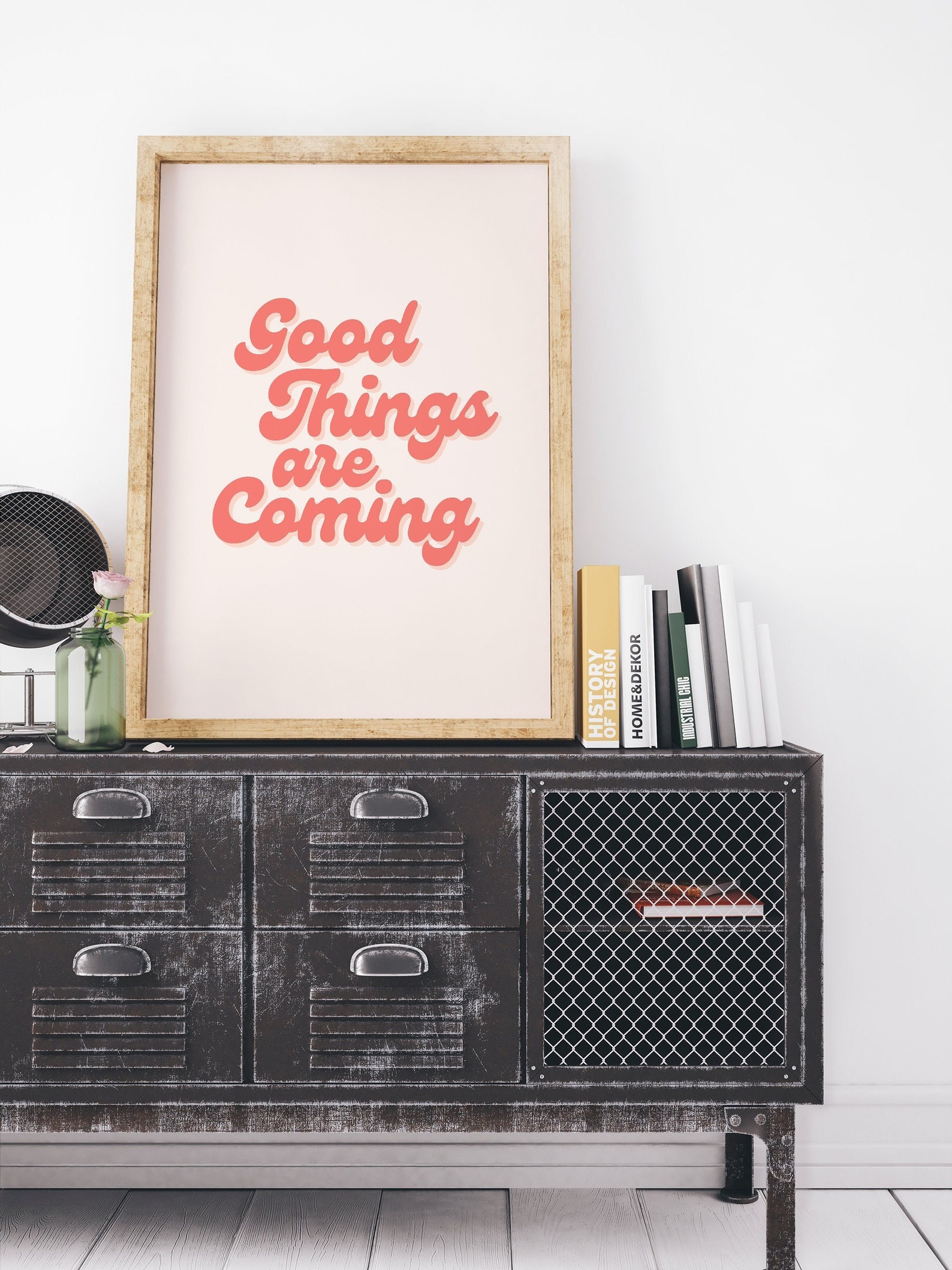 Good Things Are Coming Poster Manifestation Wall Art Pastel Pink ...