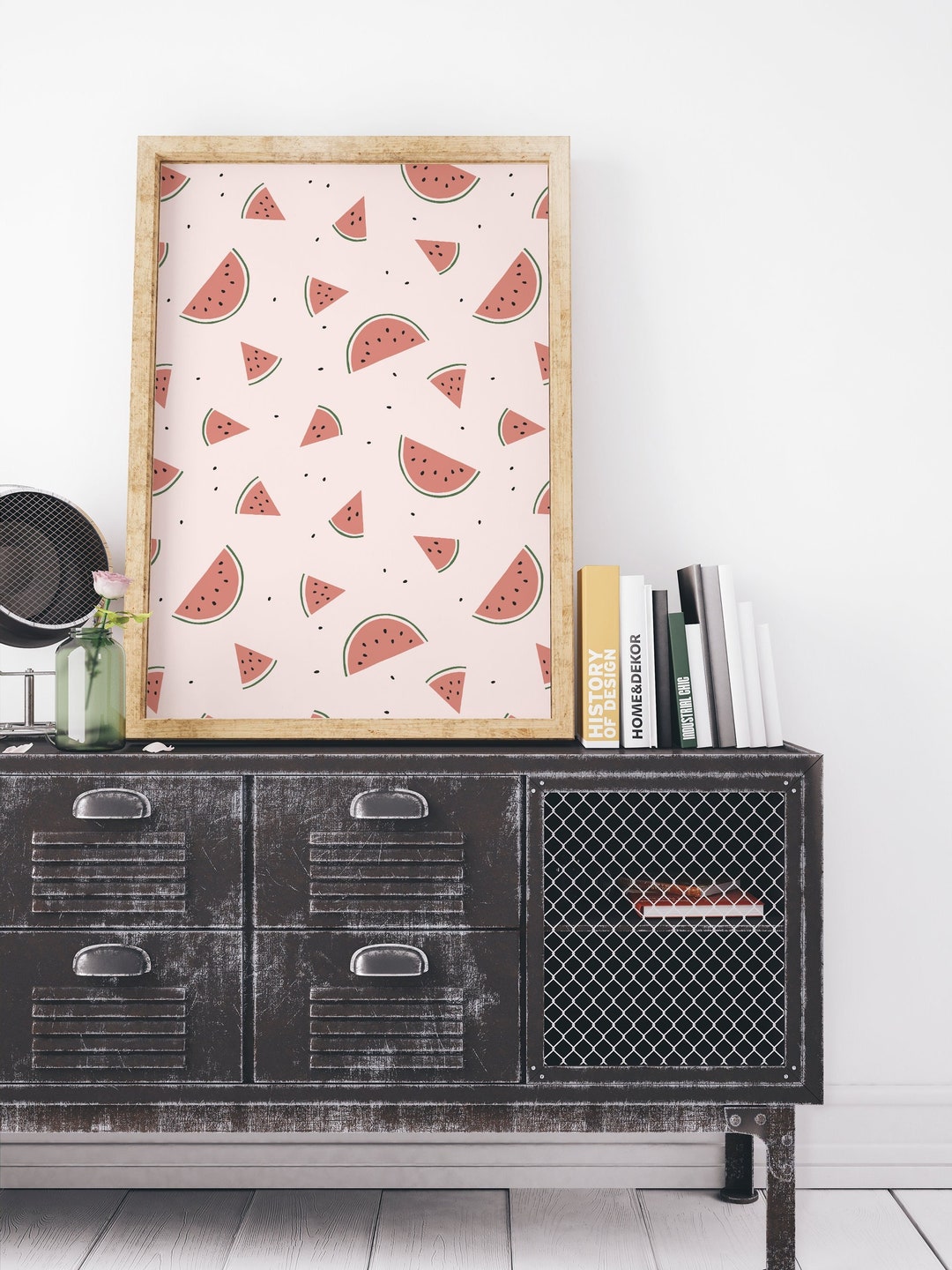 Watermelon Fruit Poster Fruit Themed Printable Fruit Themed Kitchen ...