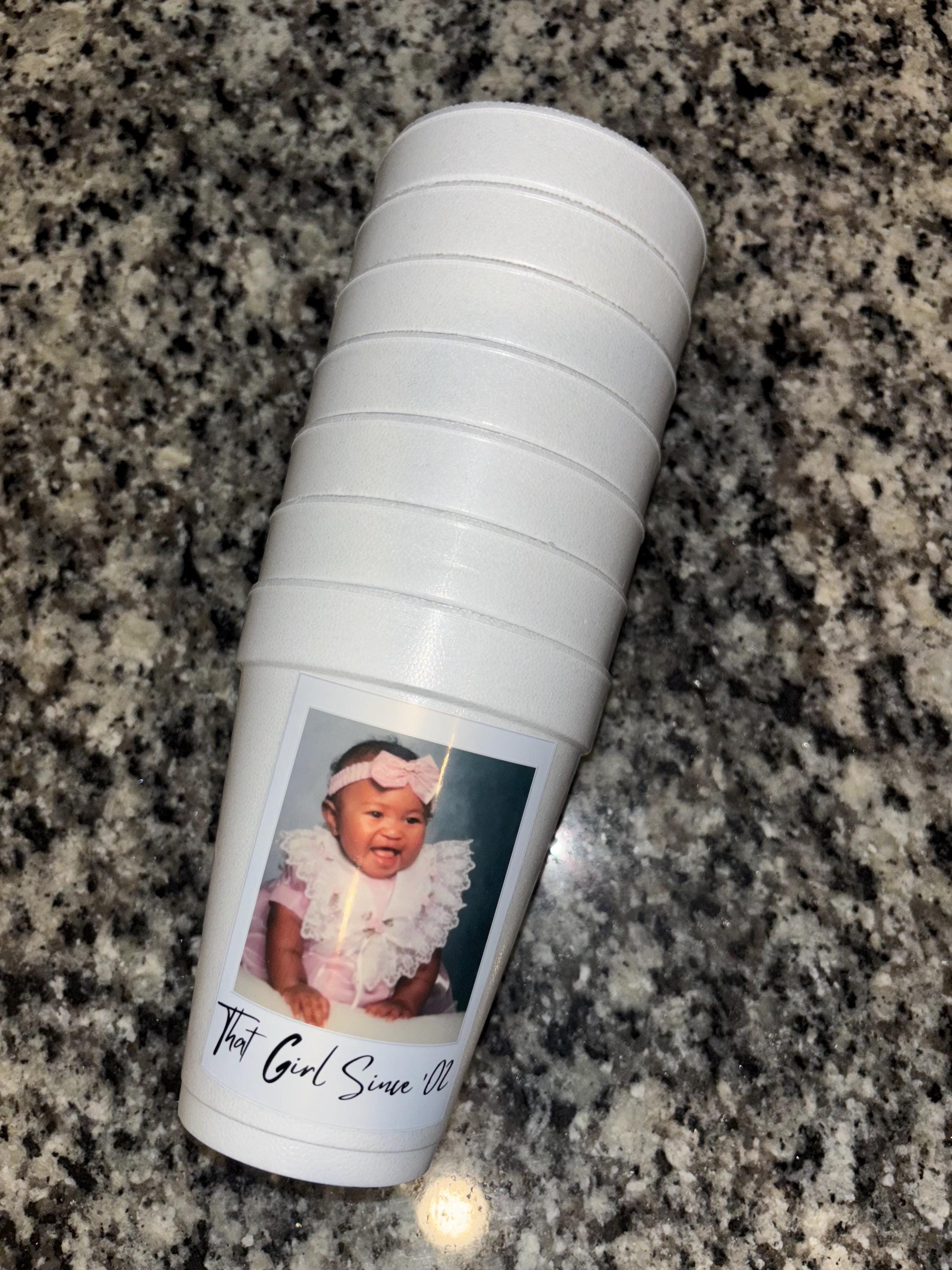 Personalized Photo Party Cups - Etsy
