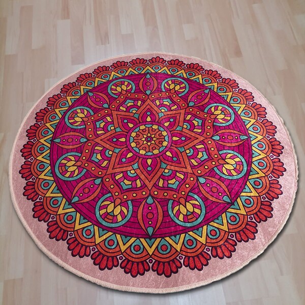 Mandala Bath Rug - Etsy