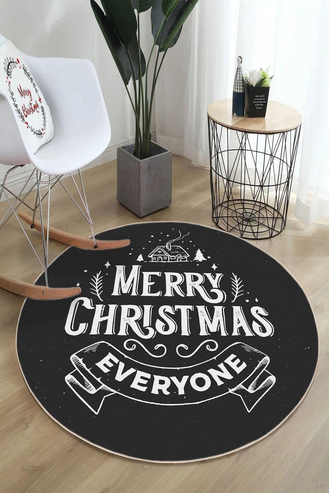 Christmas Rugs Indoor Washable and Easy Clean Made to Order - Etsy