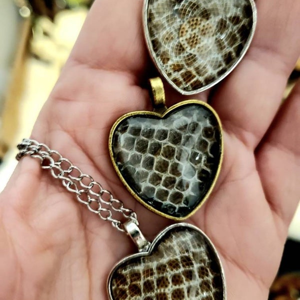 Snake Skin Necklace - Etsy
