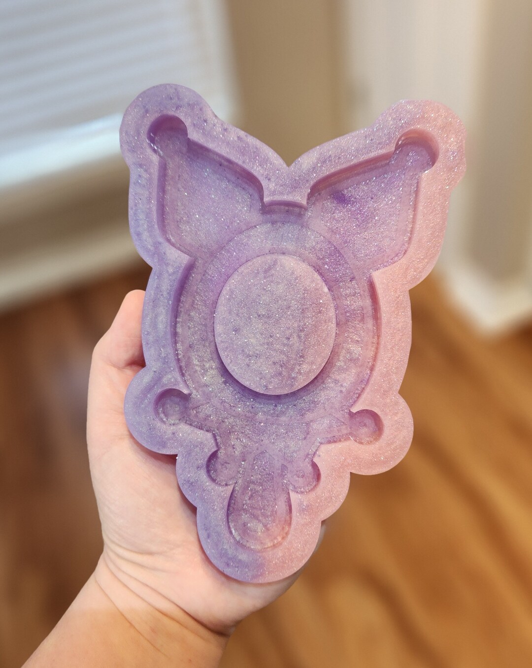 6in Kawaii Devil Mirror or Shaker Mold - Etsy