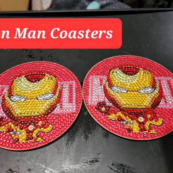 Iron Man Coaster - Etsy
