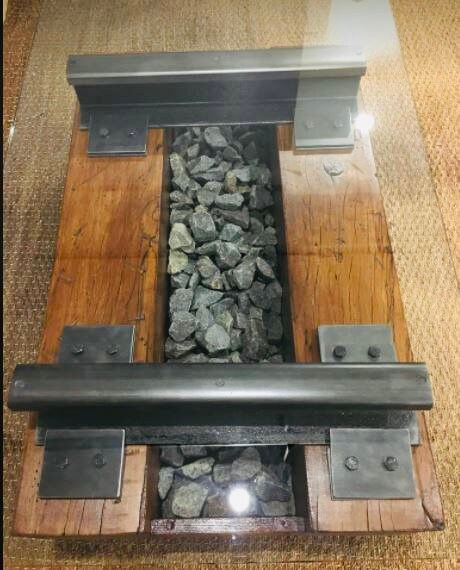 Vintage Railroad Inspired Table - Etsy