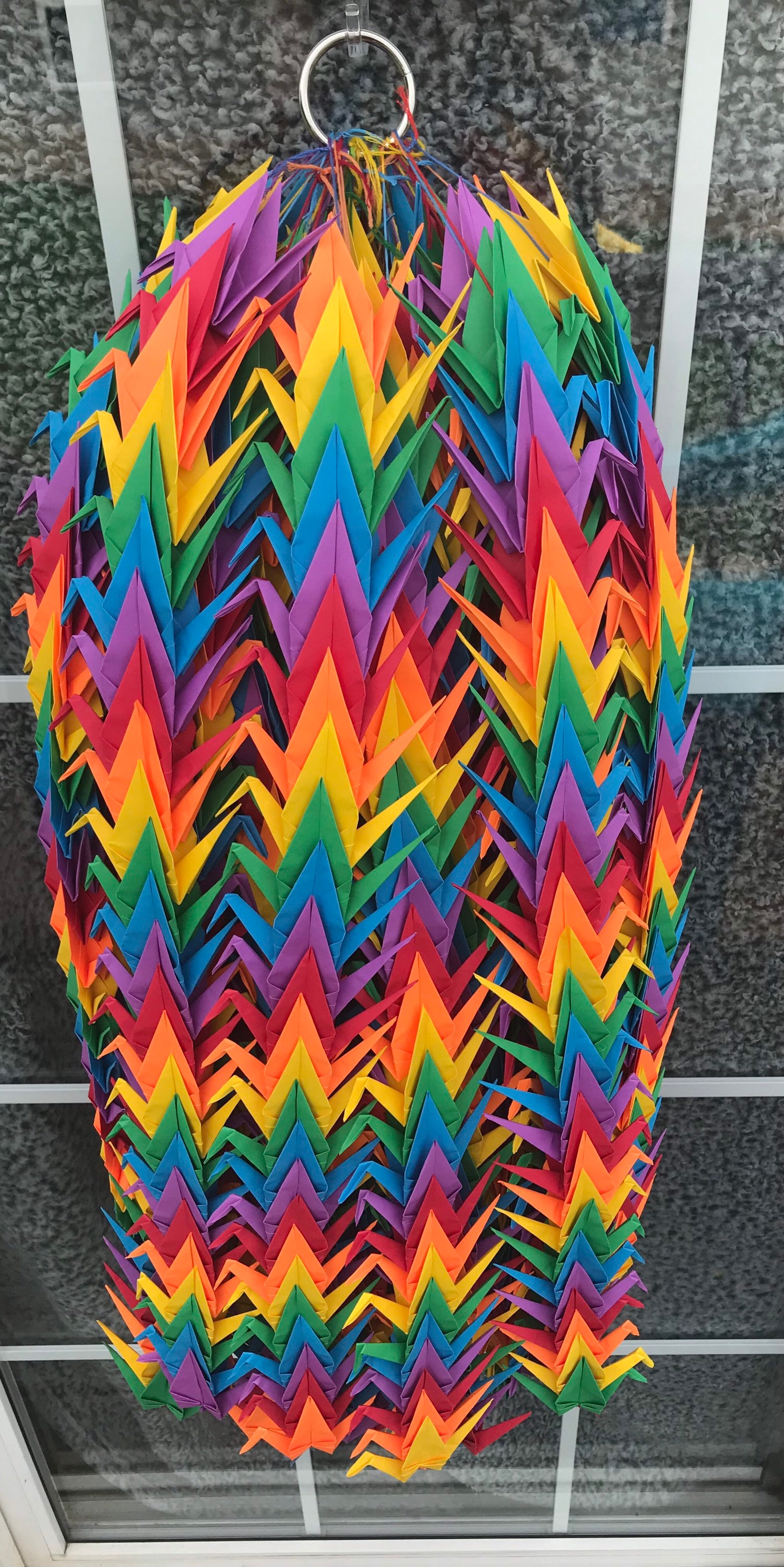 1,000 Origami Cranes rainbow, Senbazuru, Orizuru, Wedding Gift ...