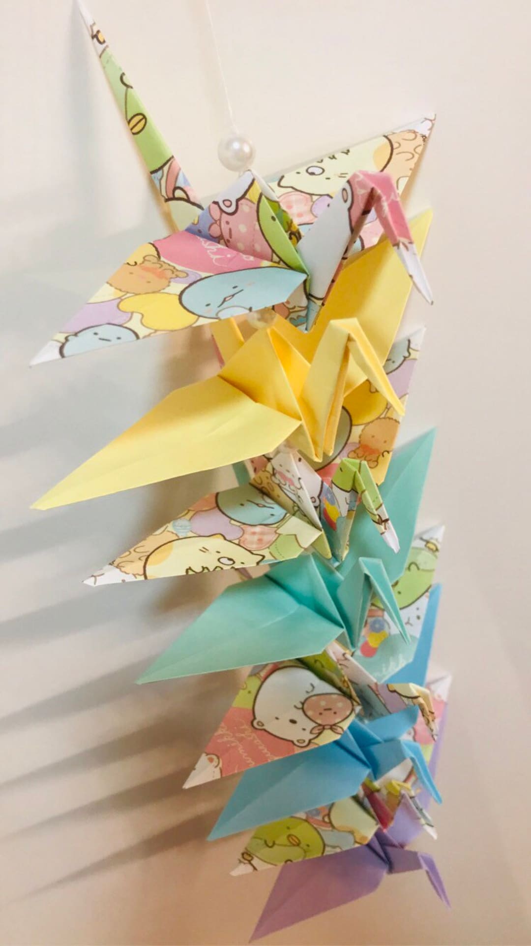 String of Origami Cranes sumikko Gurashi Kawaii Cute - Etsy
