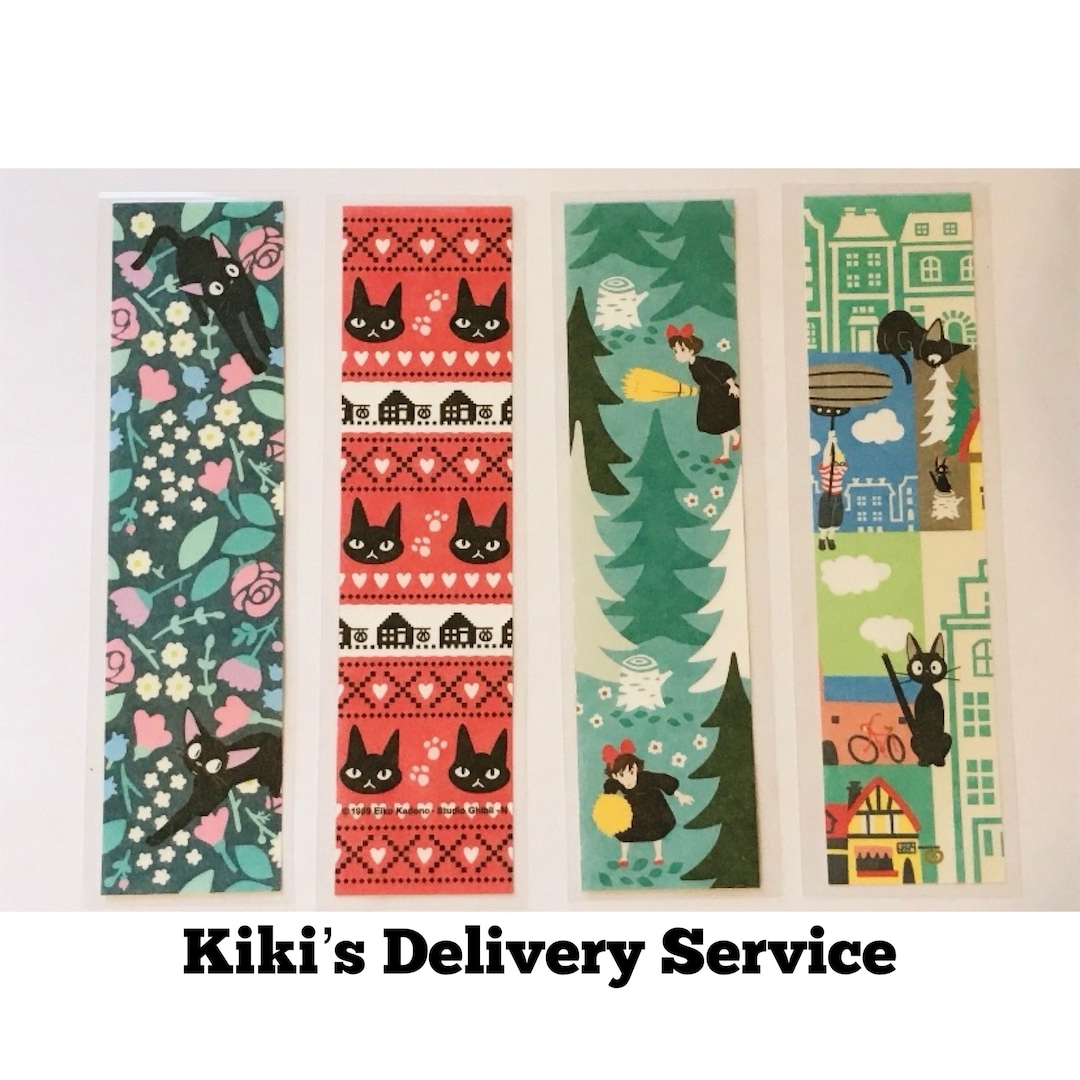 Studio Ghibli Bookmarks (kiki’s Delivery Service, Spirited Away, Anime ...