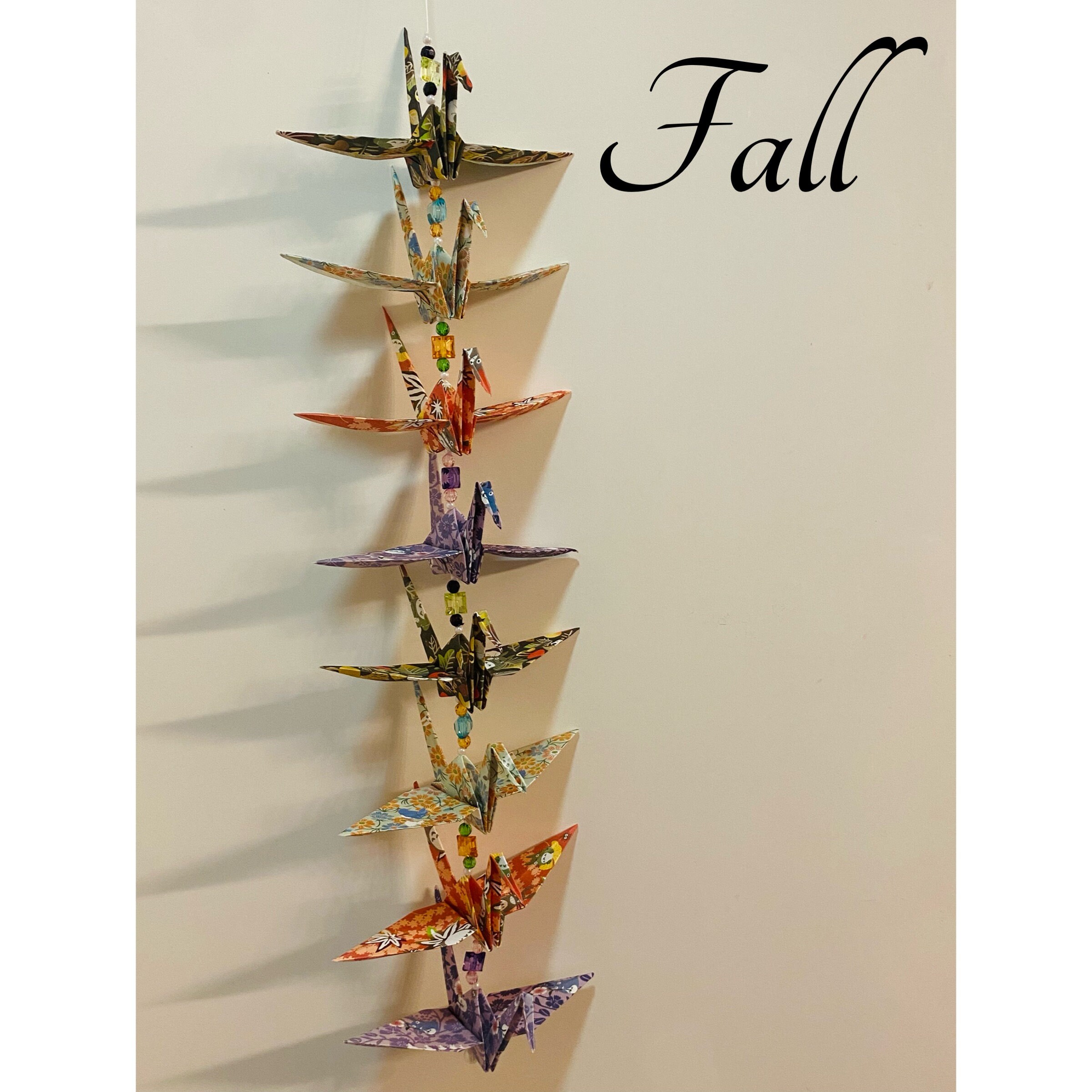 String of Origami Cranes New My Neighbor Totoro four - Etsy