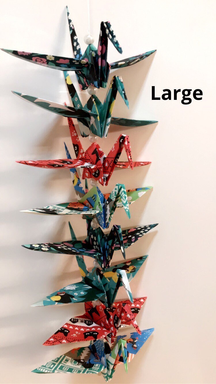 String of Origami Cranes kikis Delivery Service Studio - Etsy
