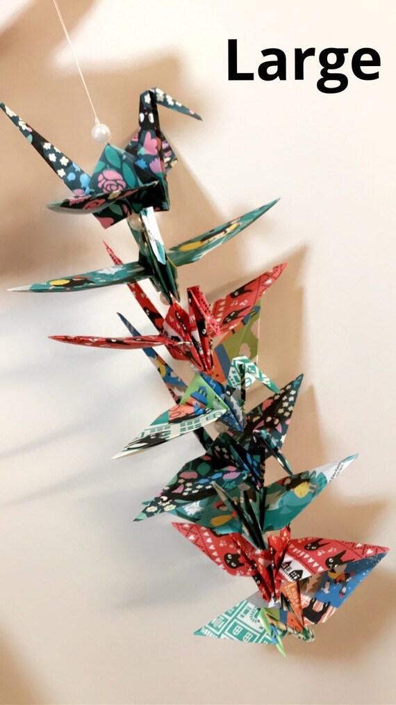 String of Origami Cranes kikis Delivery Service Studio | Etsy