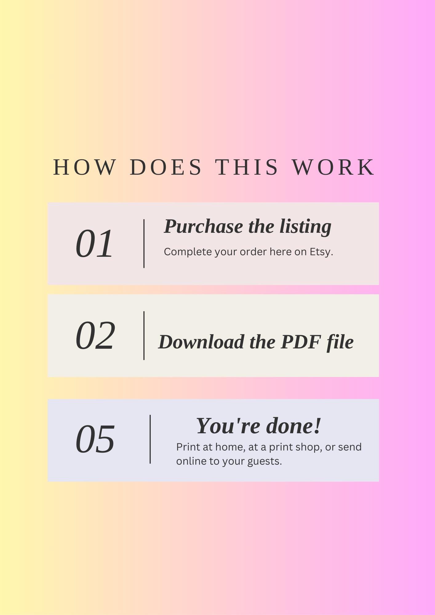 Wedding Checklist Printable | Quick & Easy Wedding Planner | Instant ...