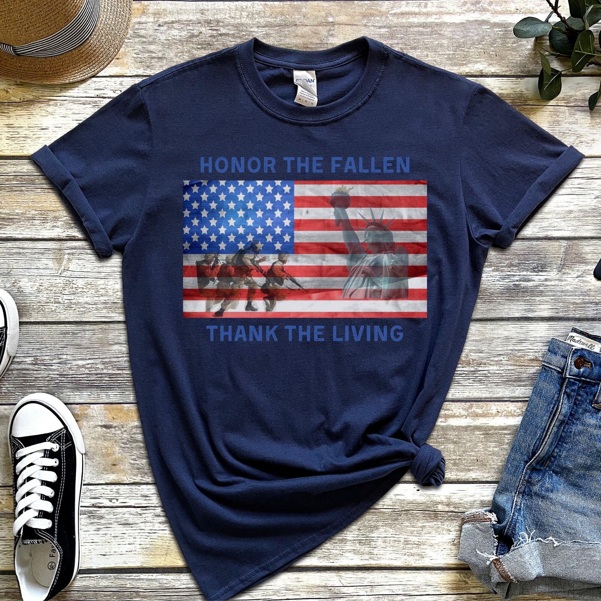 Honor the Fallen Thank the Living Shirt, Honor the 13 Soldiers Shirt ...
