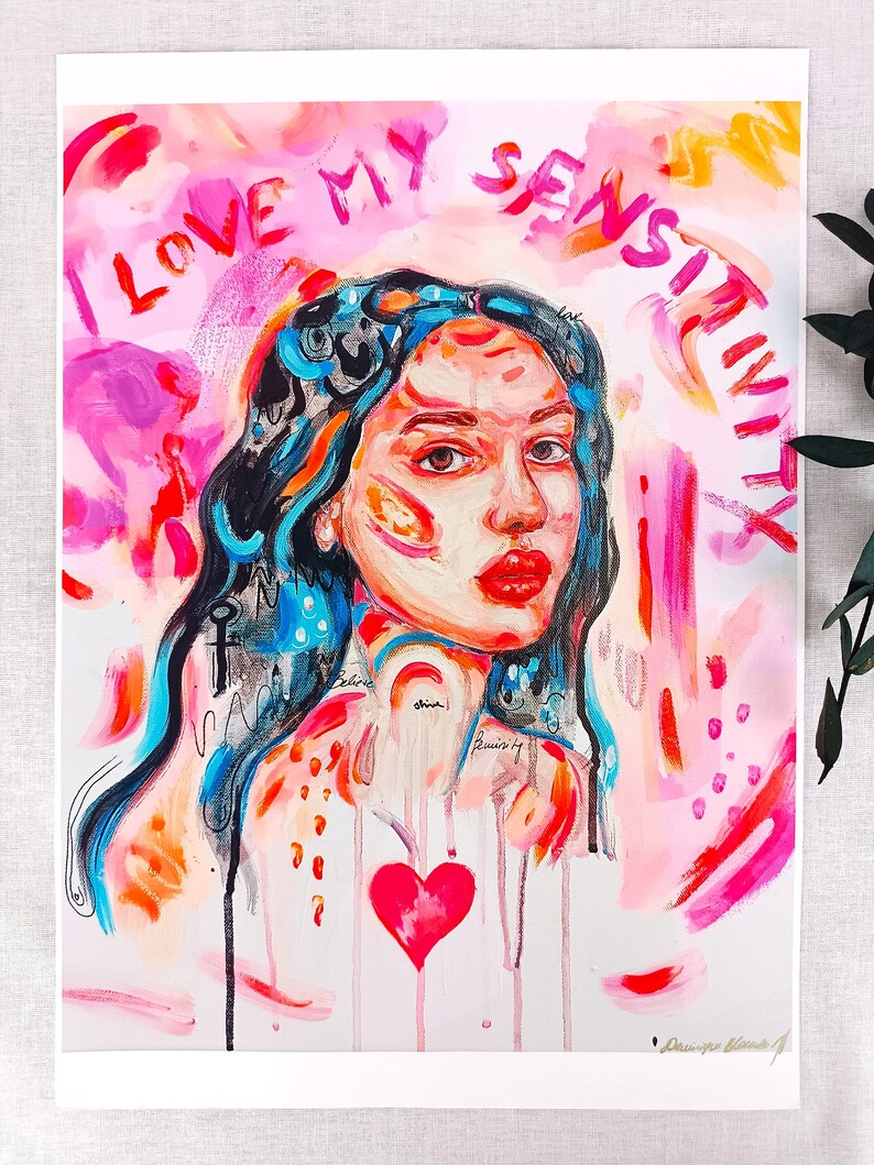 Art Print i Love My Sensitivity Poster Mural - Etsy