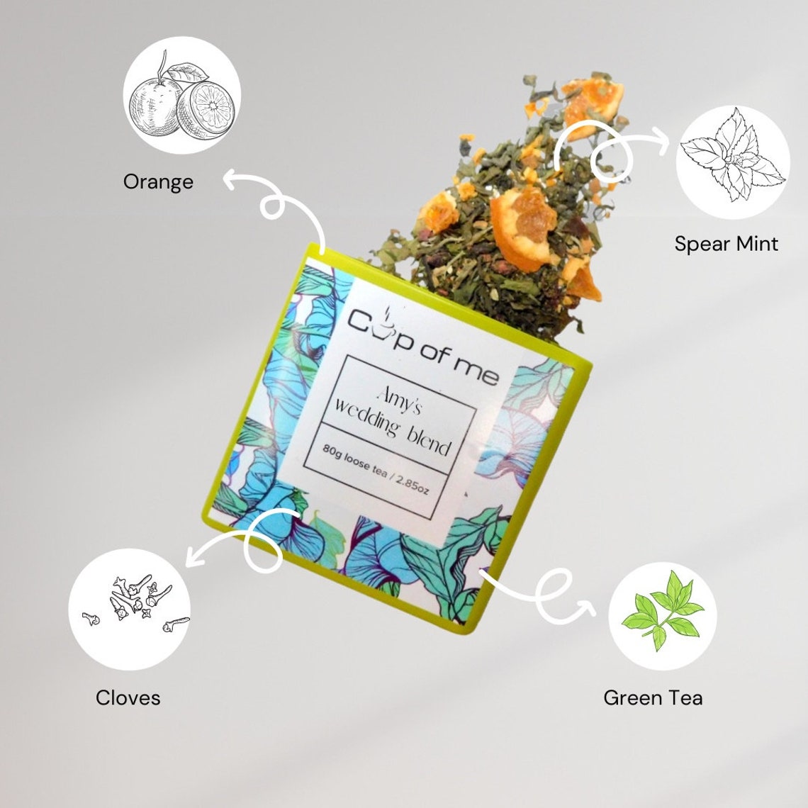 CUSTOM TEA BLEND, Loose Leaf Tea Blend Options, Tea Bases, Herbs ...