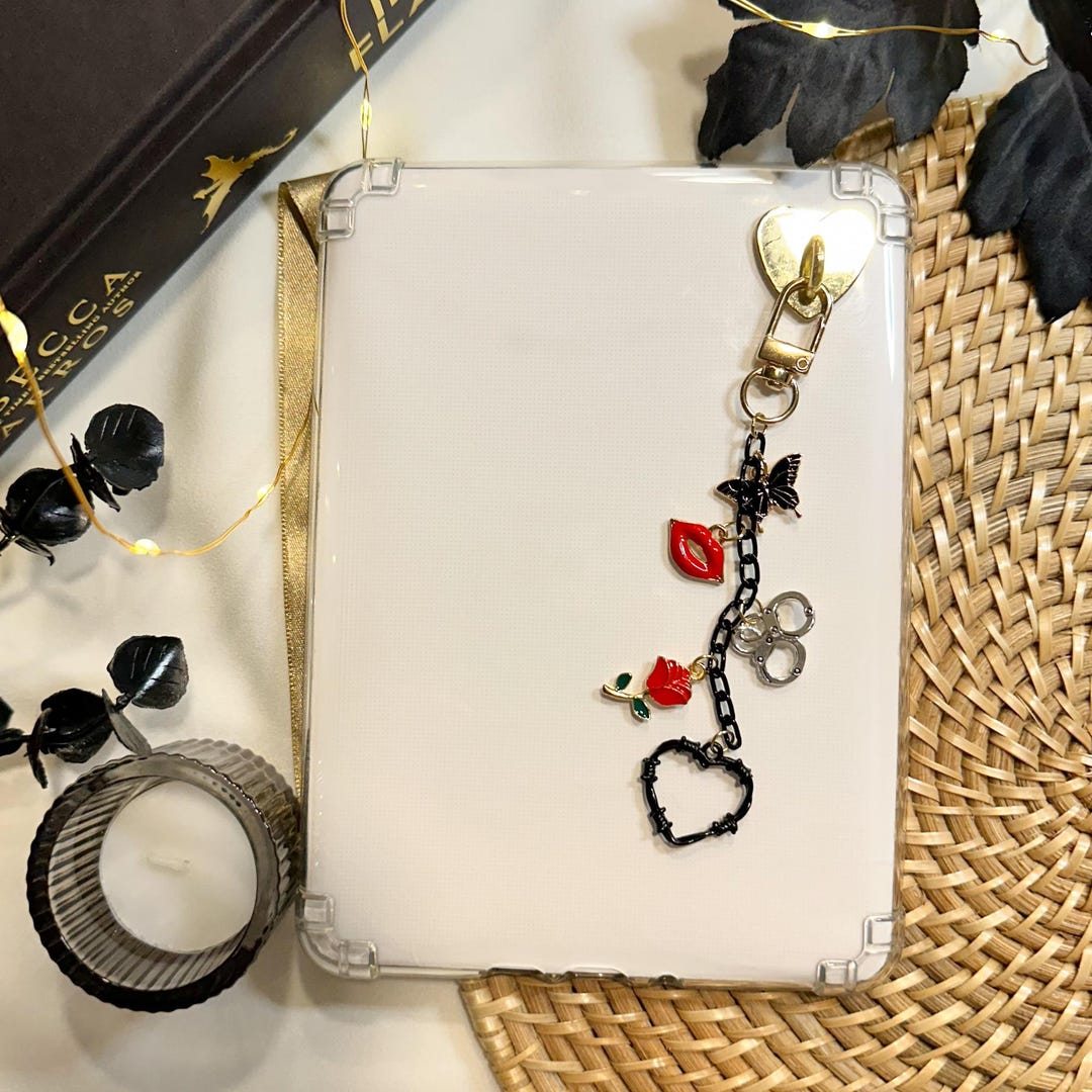 Dark Romance Kindle Charm Handcuff Heart Butterfly Charm for Kobo ...