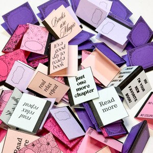 Mini Books Printable Template for TBR Jar, Book Club Gifts, TBR List ...
