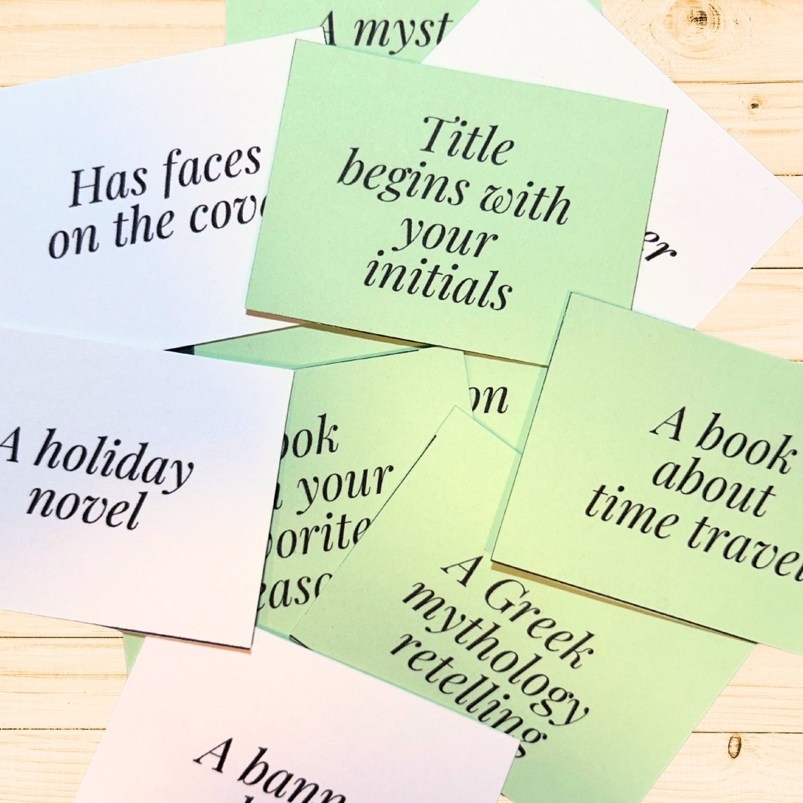 Printable TBR Jar Reading Prompts for TBR Jar to Be Read Book Reading ...
