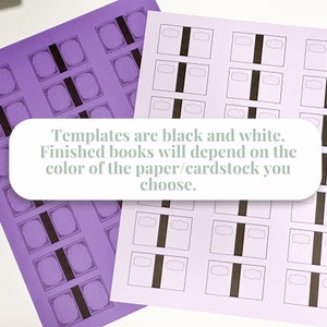 Printable Mini Books Template for TBR Jar, to Be Read Books, Book Club ...