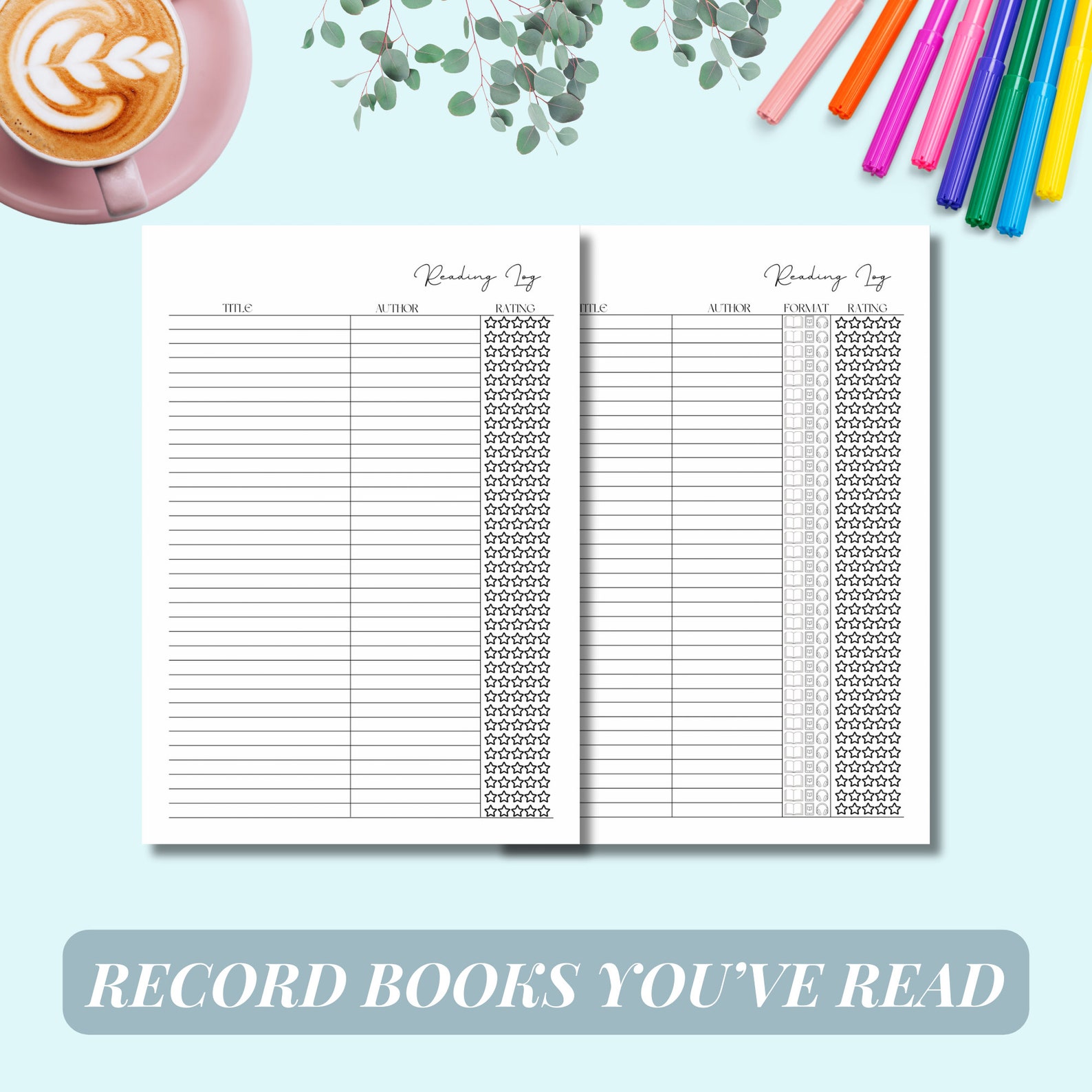 Printable Book Club Starter Kit, Printable Reading Journal for Book Cub ...