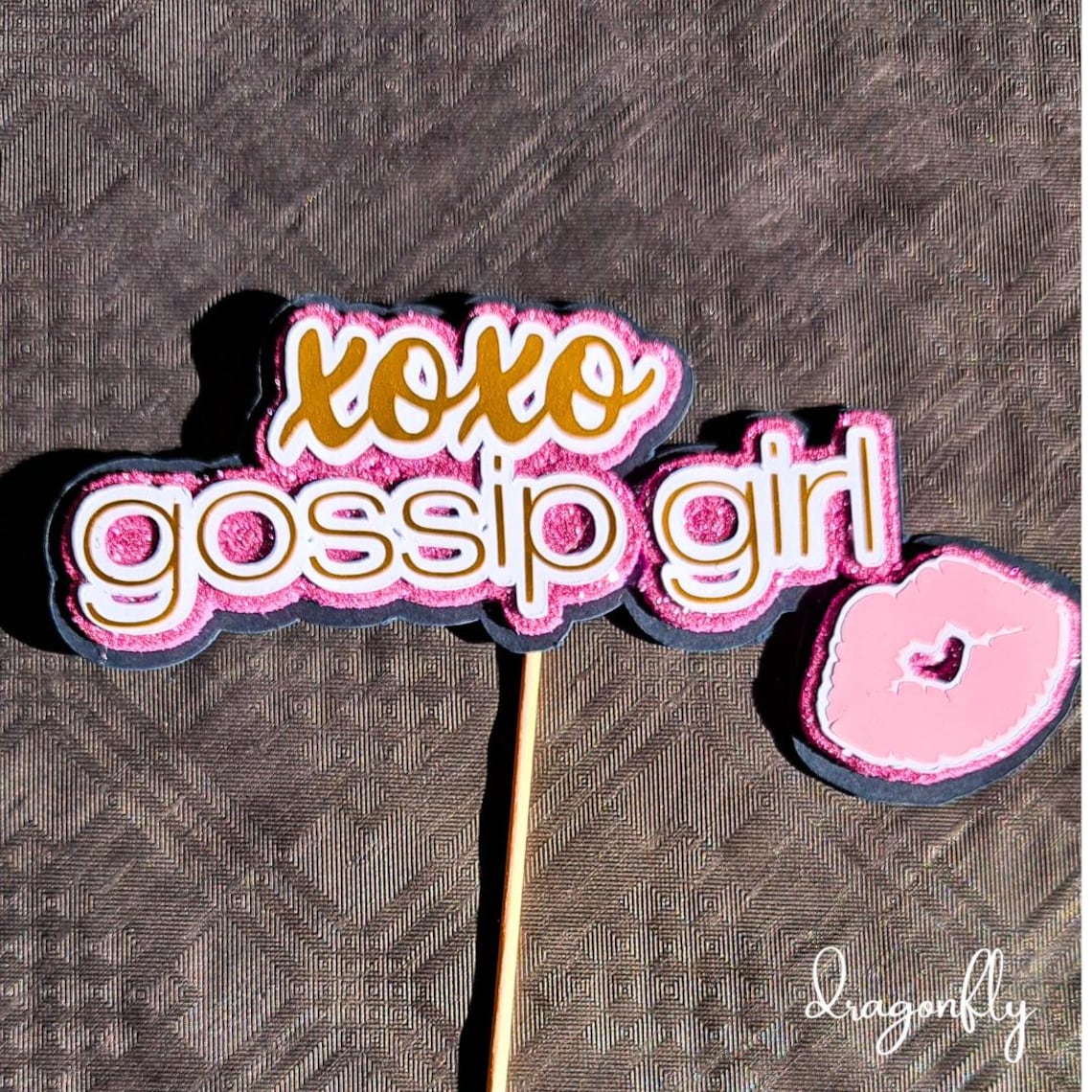 Template SVG File - Cake Topper - GOSSIP GIRL - Etsy