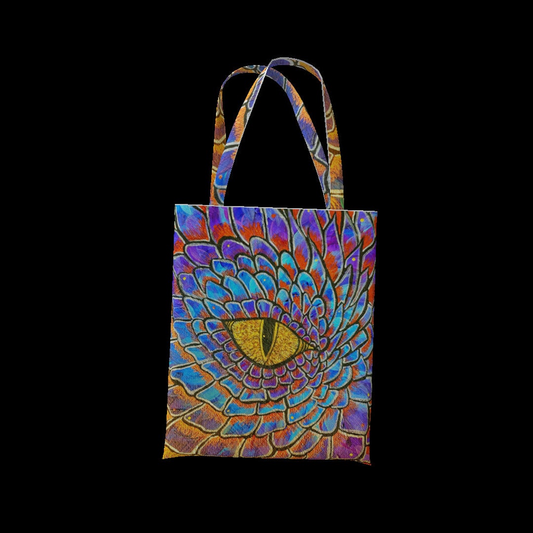 Dragon Eye Tote Bag by Byebye Binary - Etsy