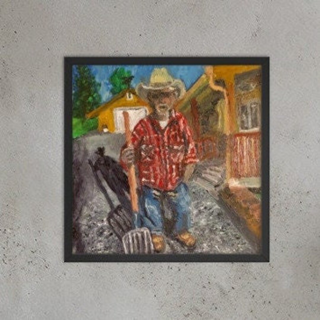 Modern American Gothic Framed Poster - Etsy