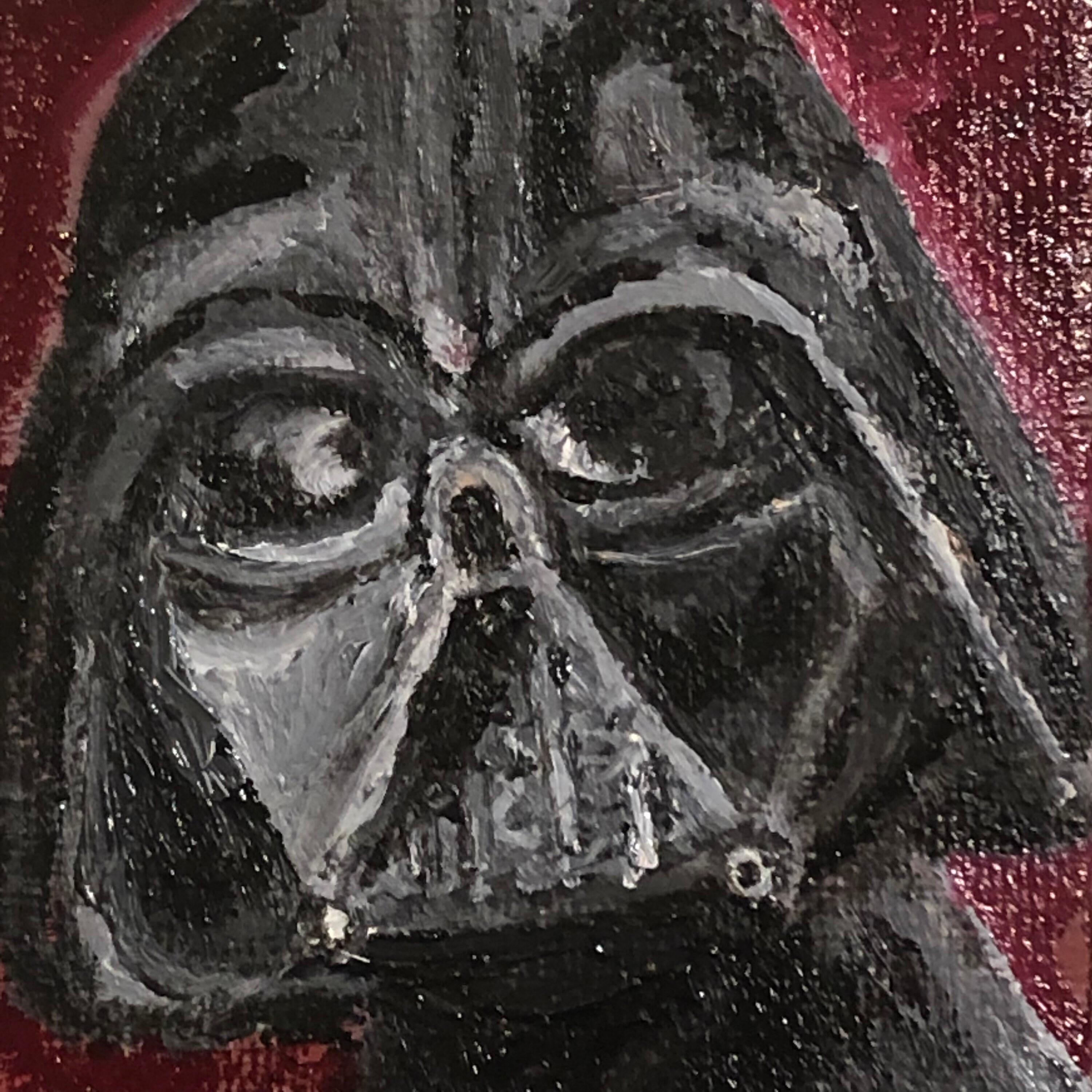 Darth Vader Oil Painting