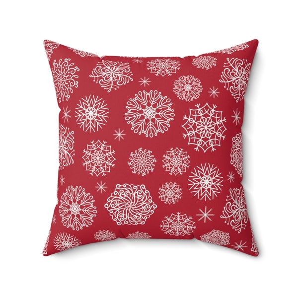 Snowflake Pillow - Etsy