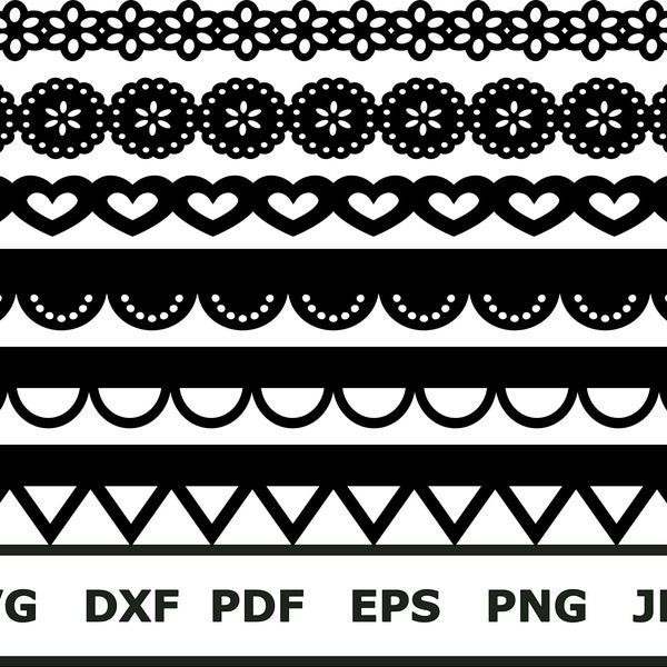 Lace Border Svg - Etsy