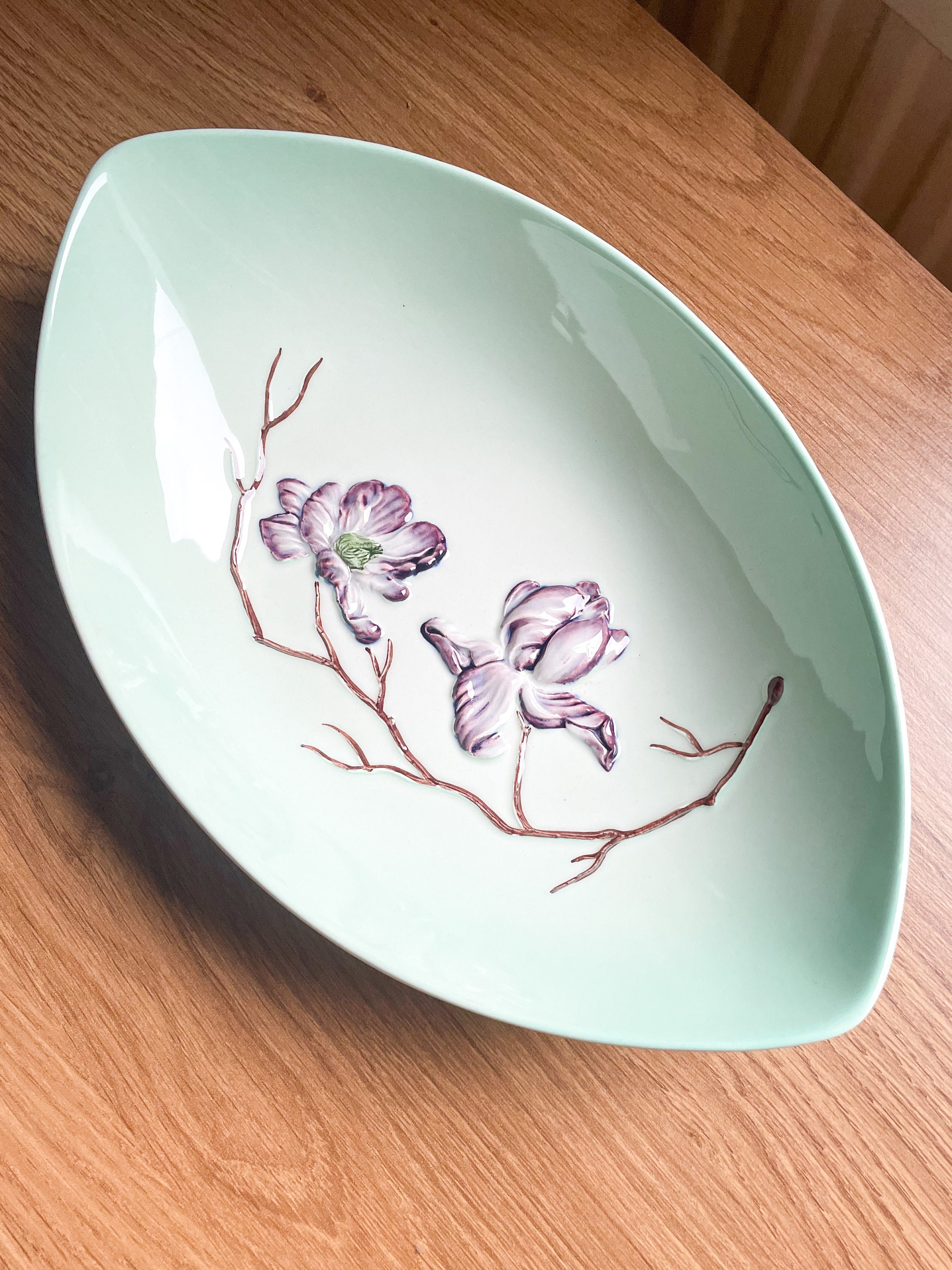 Collectibles Art & Collectibles Vintage Dish Lemon Floral Dish 1950s ...