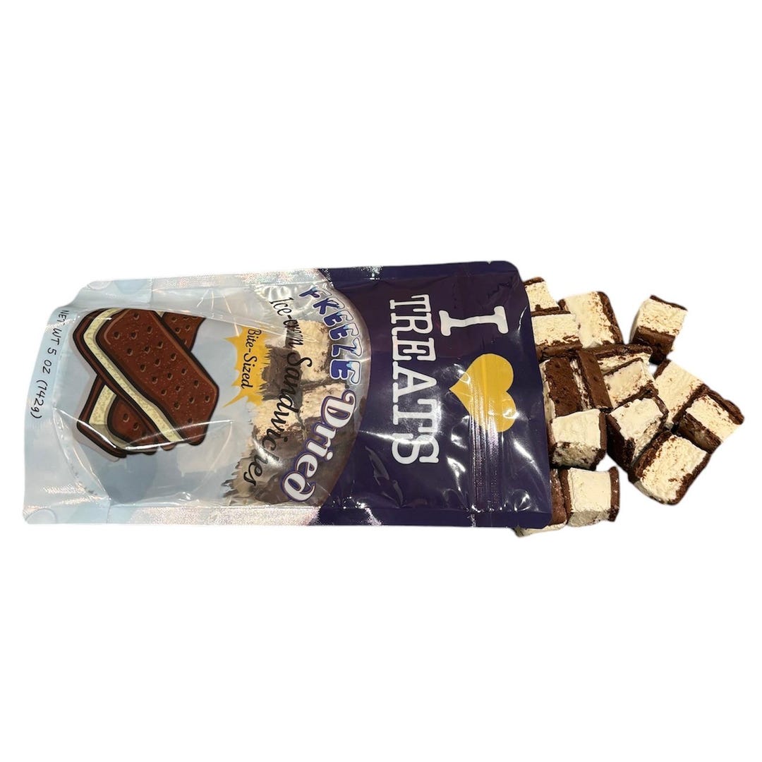 Freeze Dried Bite Sized Ice-cream Sandwiches 5 Oz - Etsy